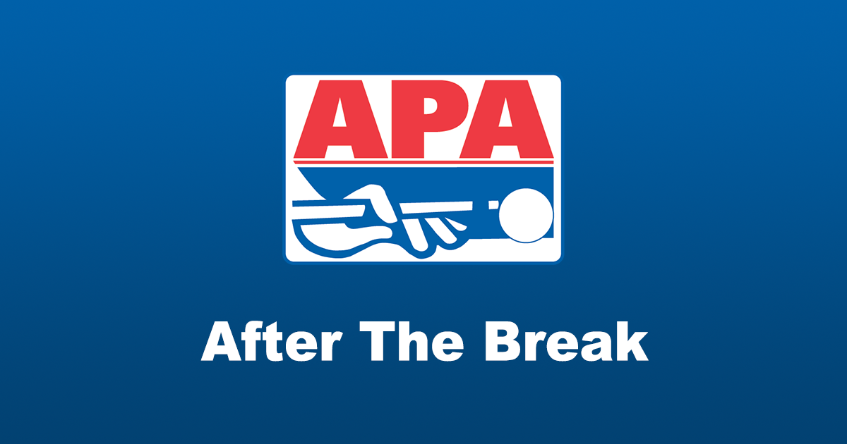 After The Break - Pool Rules for APA League Play