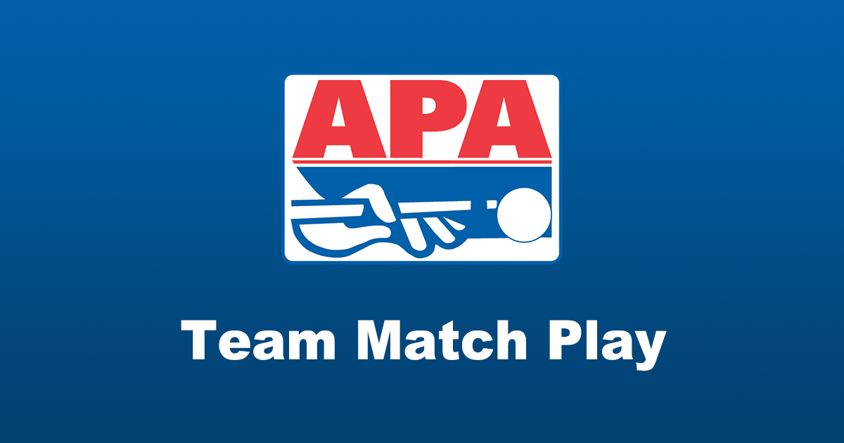 Team Match Play - Pool Rules for APA League Play